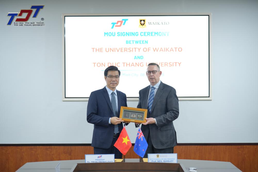 Ton Duc Thang University Welcomes and Works with the University of Waikato | Ton Duc Thang ...